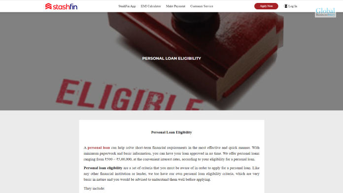 StashFin Personal Loan Review– Interest Rates, Loan Amount, Eligibility ...